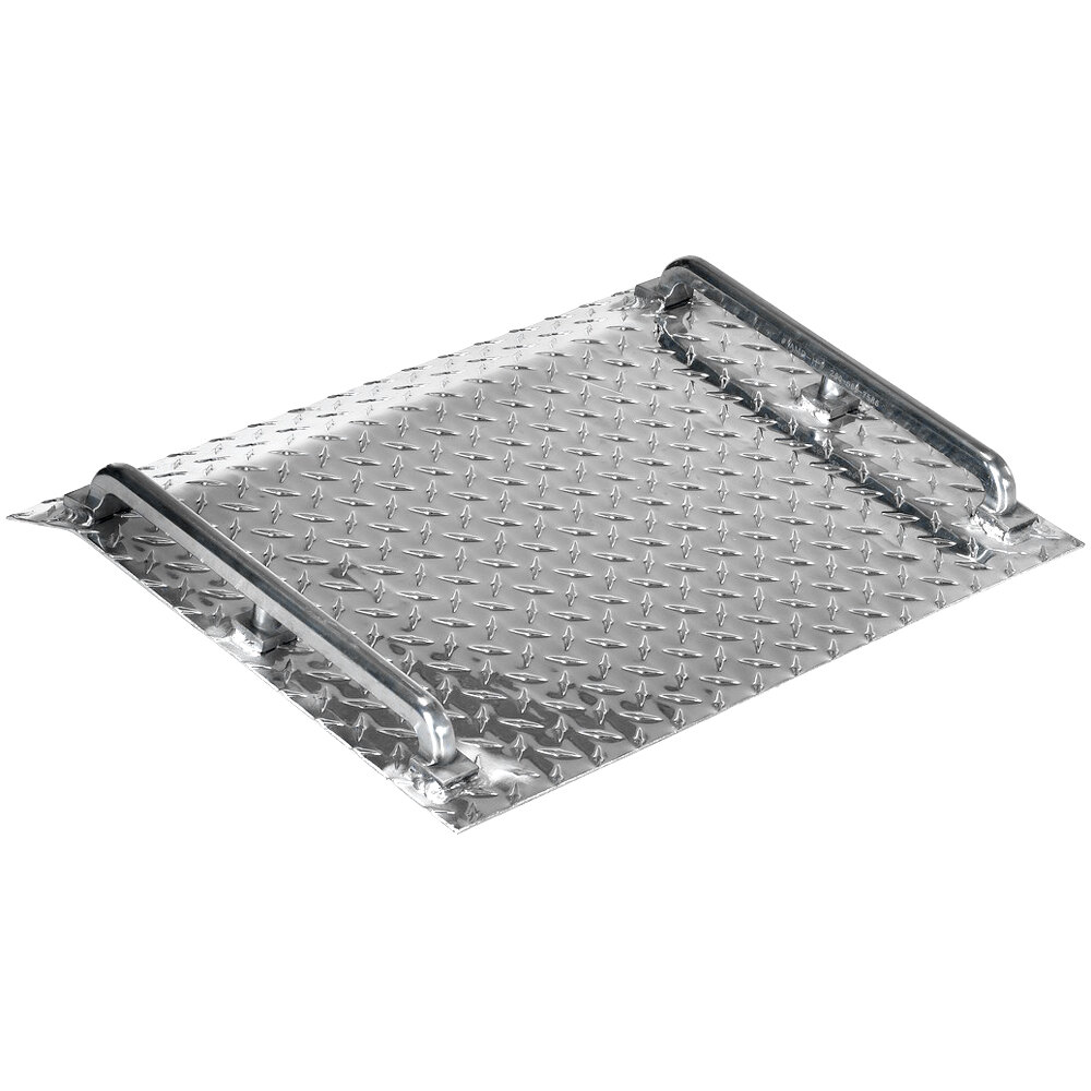 Vestil 30" x 18" x 4 11/16" Silver Aluminum Mini Dock Board AMD-3018 ...