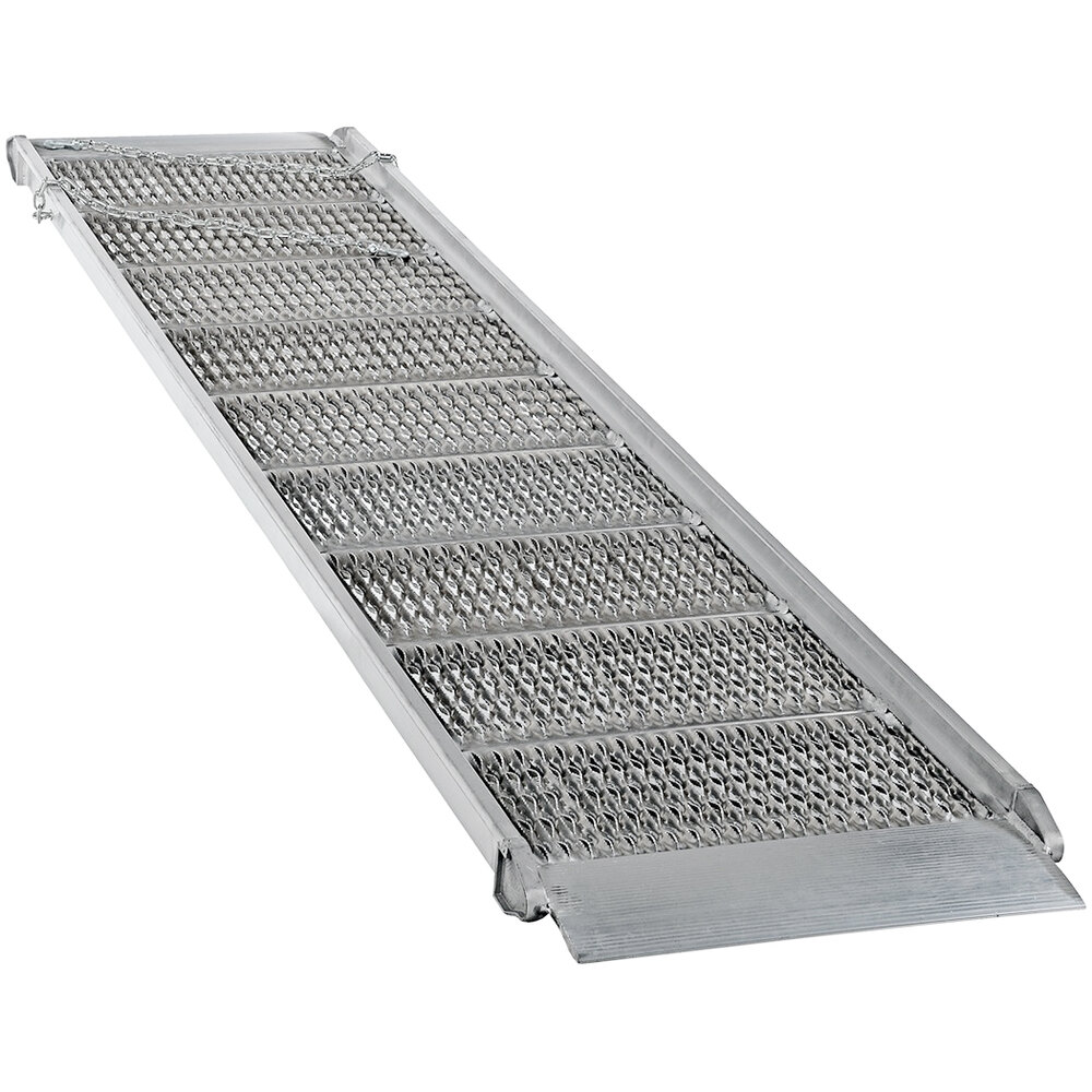 Vestil 120 1/4" x 29 3/8" Aluminum Grip-Strut Walk Ramp AWR-G-28-10A ...