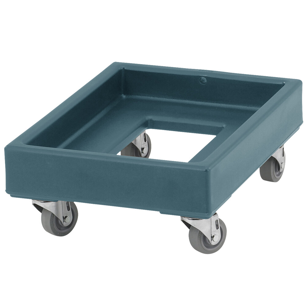 Cambro CD1420401 350 lb. Slate Blue Camdolly Milk Crate Dolly