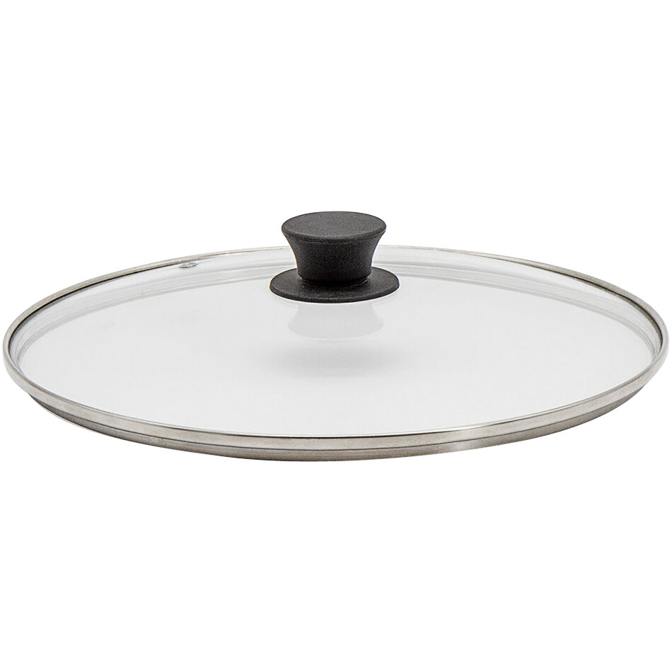 EcoBurner Large Round Glass Lid with Attached Handle for EcoServe Round ...