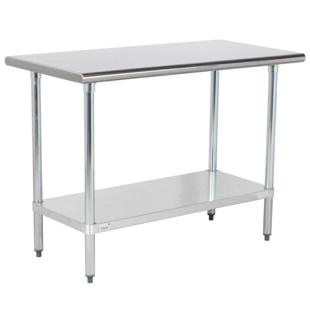 Advance Tabco GLG-364 36" x 48" 14 Gauge Stainless Steel Work Table ...
