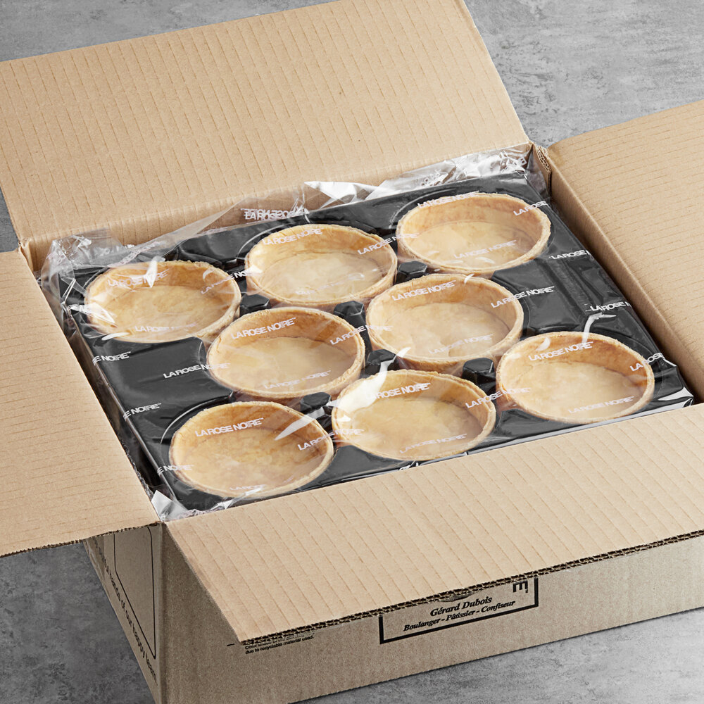 La Rose Noire 4" Extra Large Round Puff Pastry Tart Shell - 40/Case