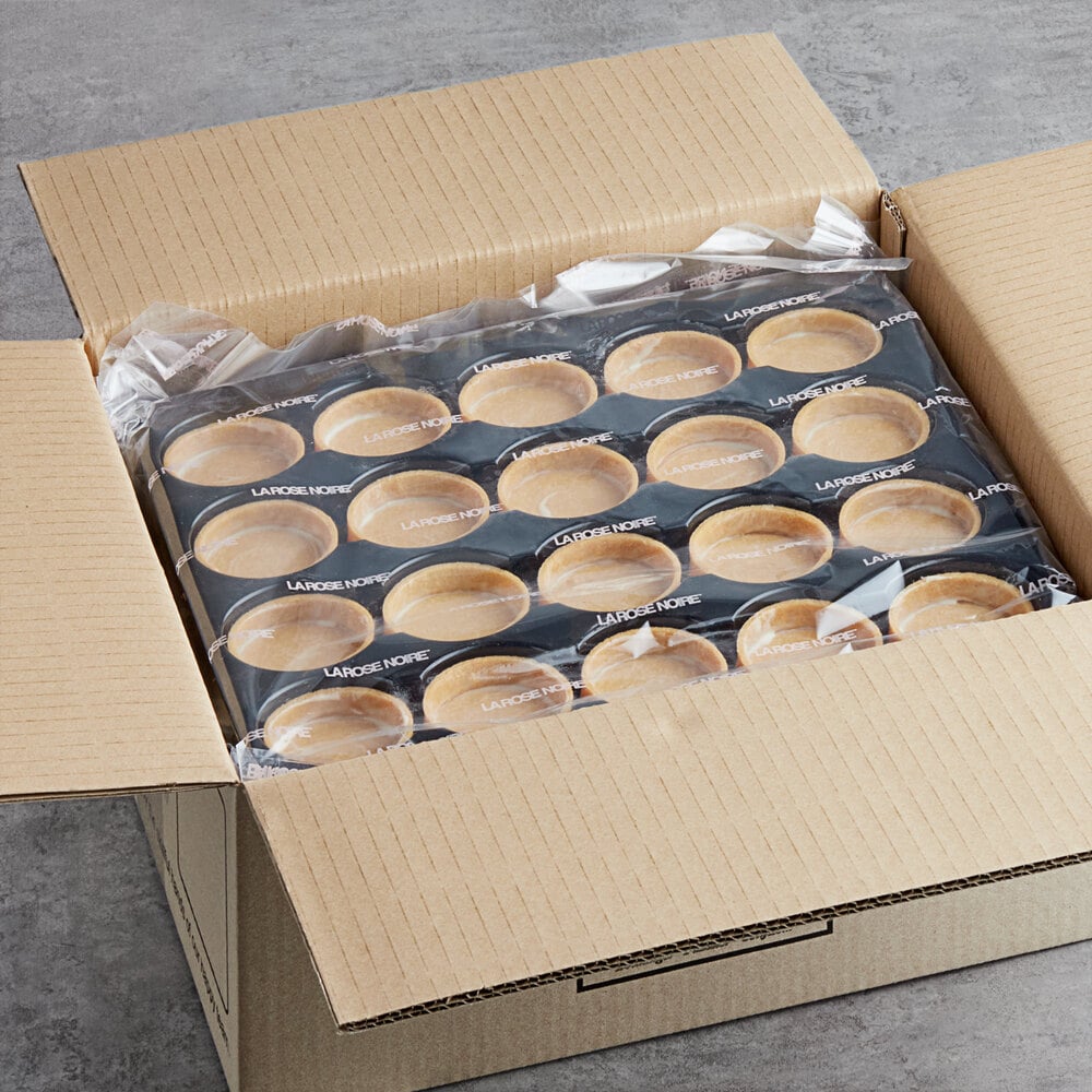 La Rose Noire Medium Round Vanilla Tart Shell 2 1/4" - 120/Case