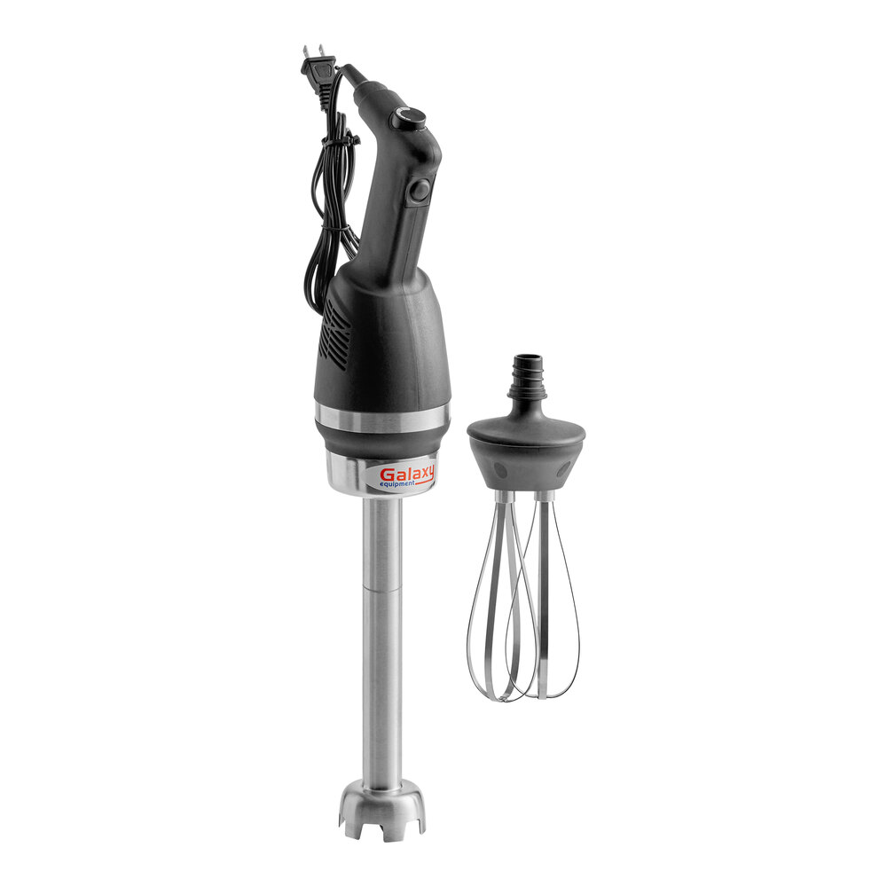 Galaxy 9" Light-Duty Variable Speed Immersion Blender with 7" Whisk ...