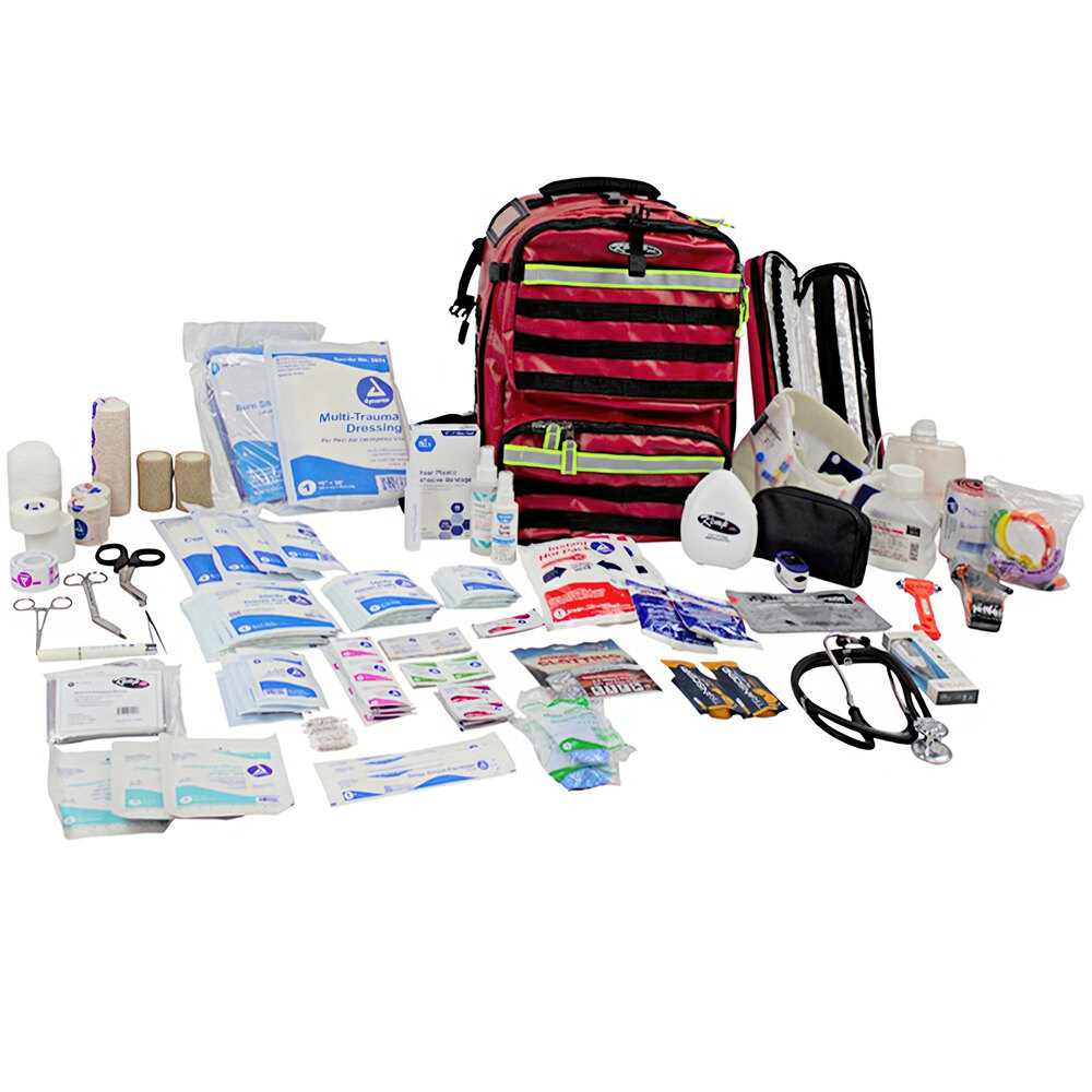 Kemp USA 10-160-F 258-Piece Medical Supply Pack F for Kemp USA EMS Gear ...