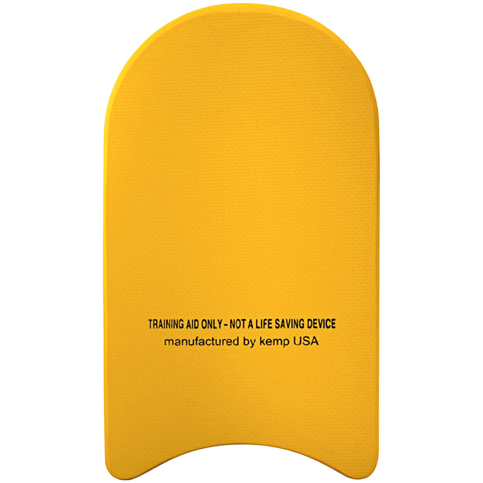 Kemp USA Yellow Large Swim Kickboard 14-001-YEL
