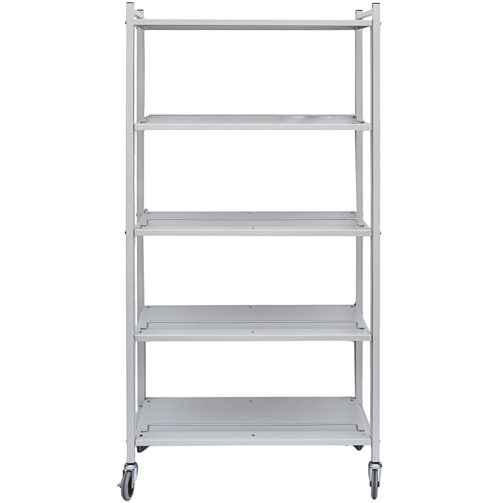 Omnimed Omnicart Light Gray Vertical 40-Binder Open Cart 260004-LG