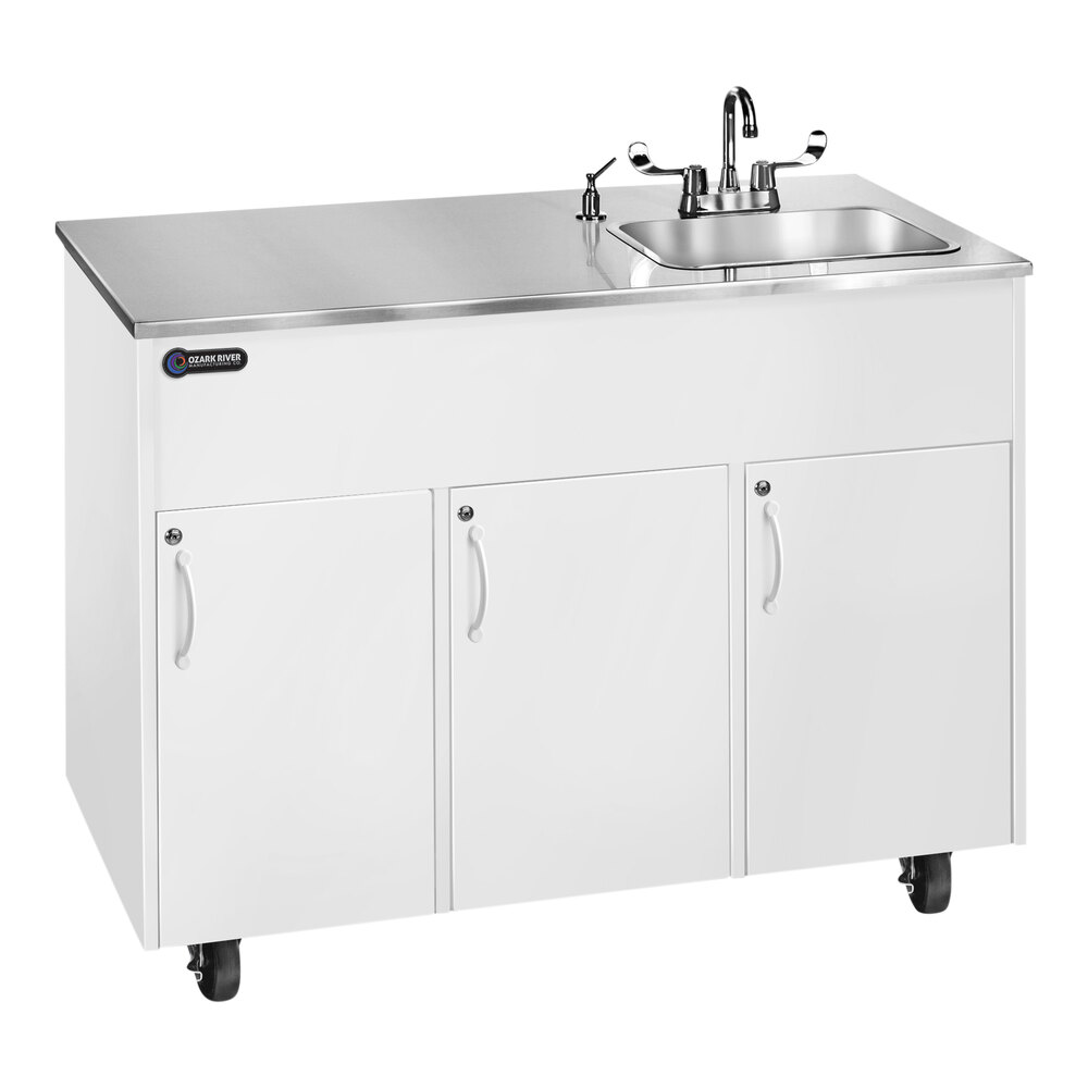 Ozark River Manufacturing ADAVW-SS-SS1DN Advantage S1D White Deep Basin ...