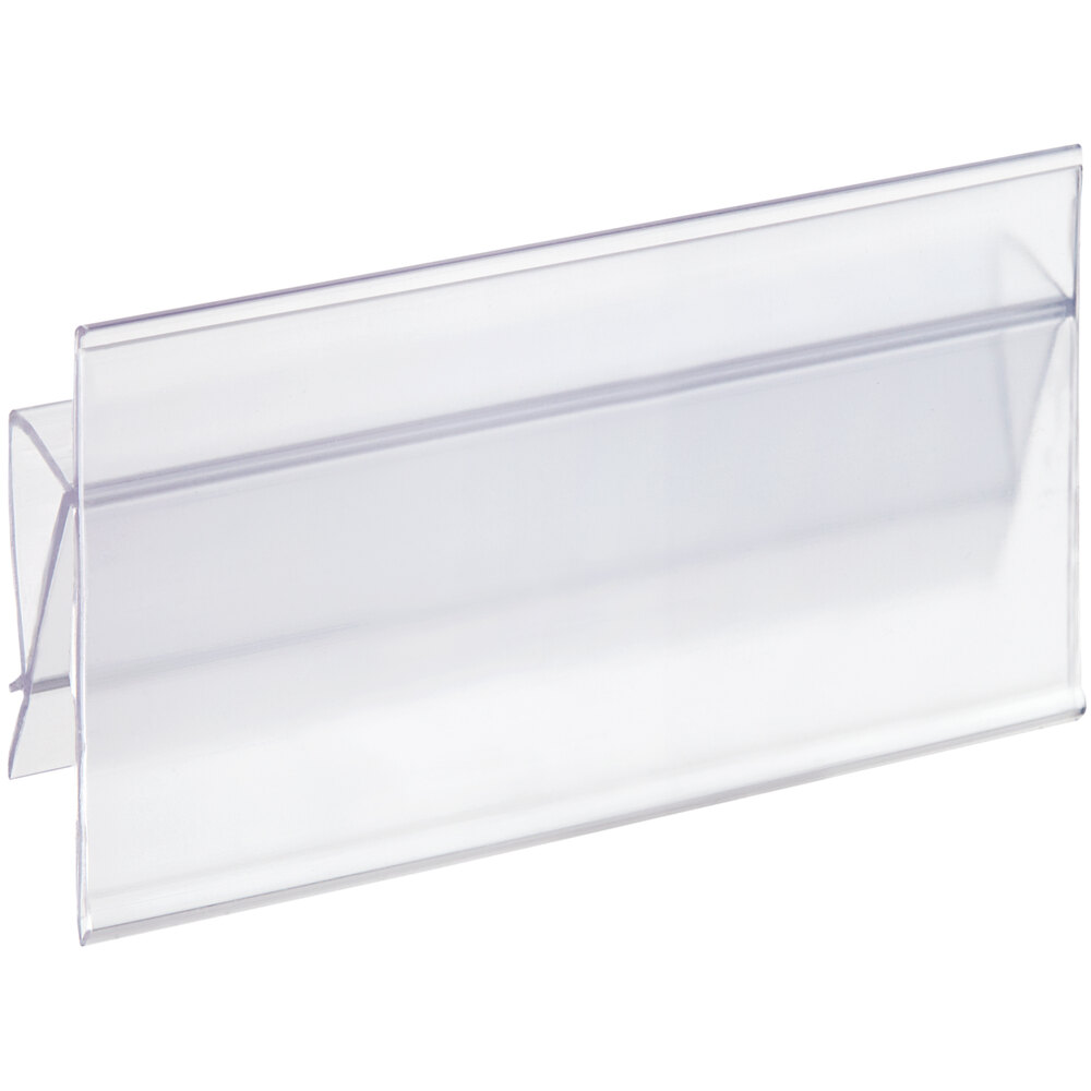 4" x 2" Clip-On Label Holder for Bins with Printable Insert Sheets - 25 ...