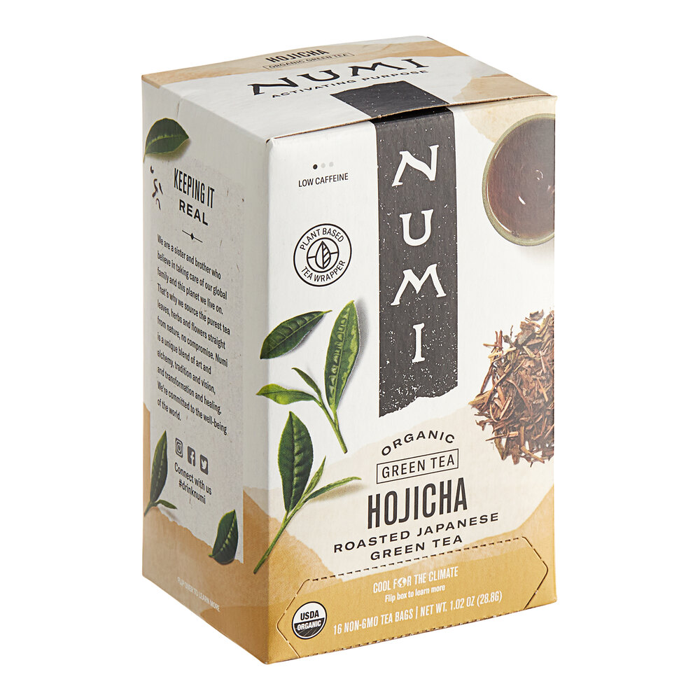 Numi Organic Hojicha Tea Bags - 16/Box