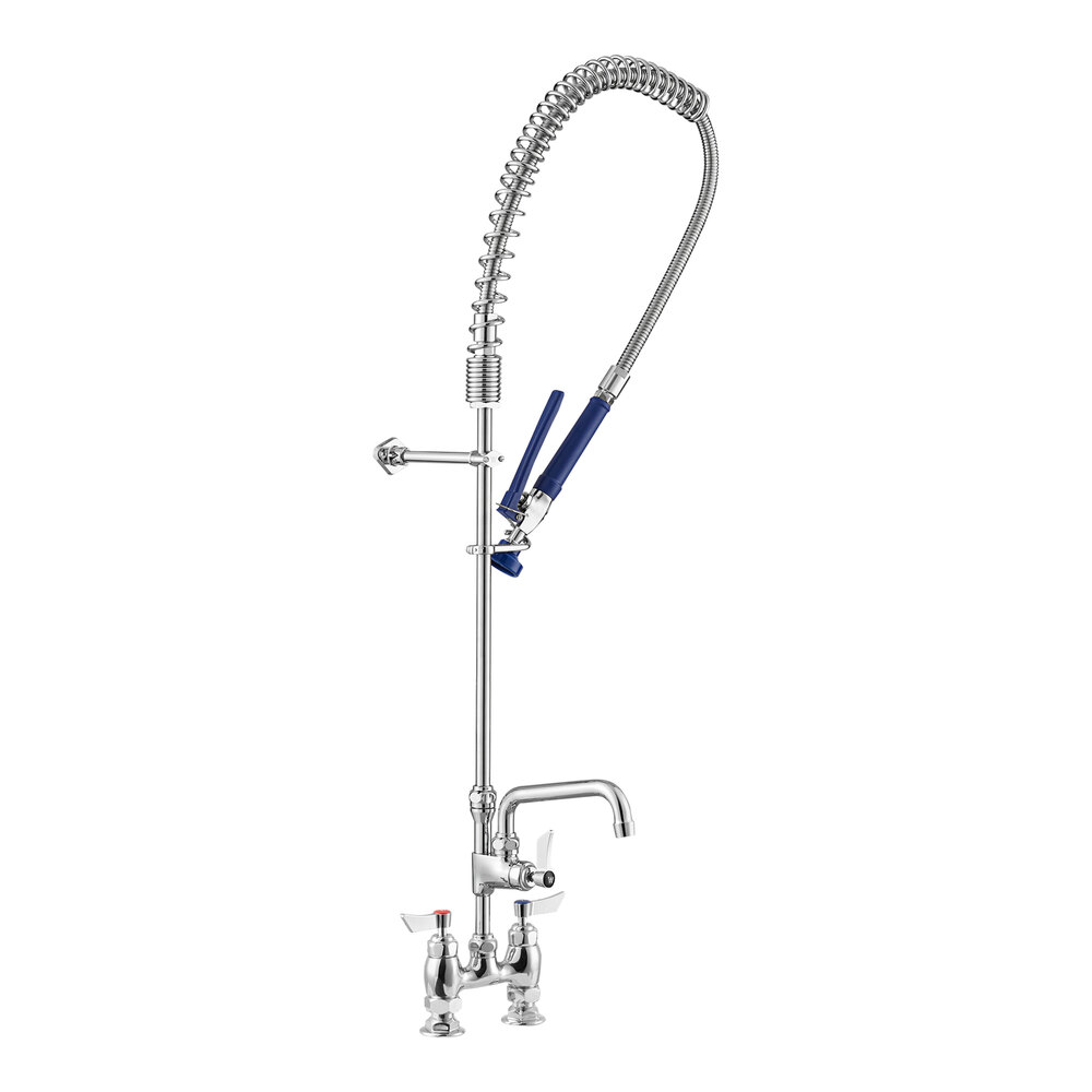 Waterloo 1.15 GPM Deck-Mounted Pre-Rinse Faucet with 4" Centers and 6 ...