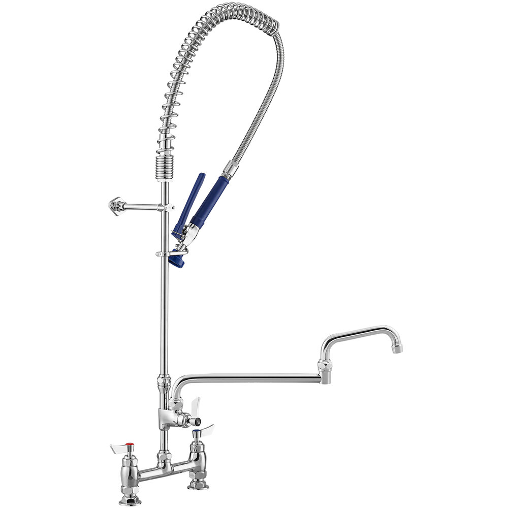 Waterloo 1.15 GPM Deck-Mounted Pre-Rinse Faucet with 8" Centers and 18 ...