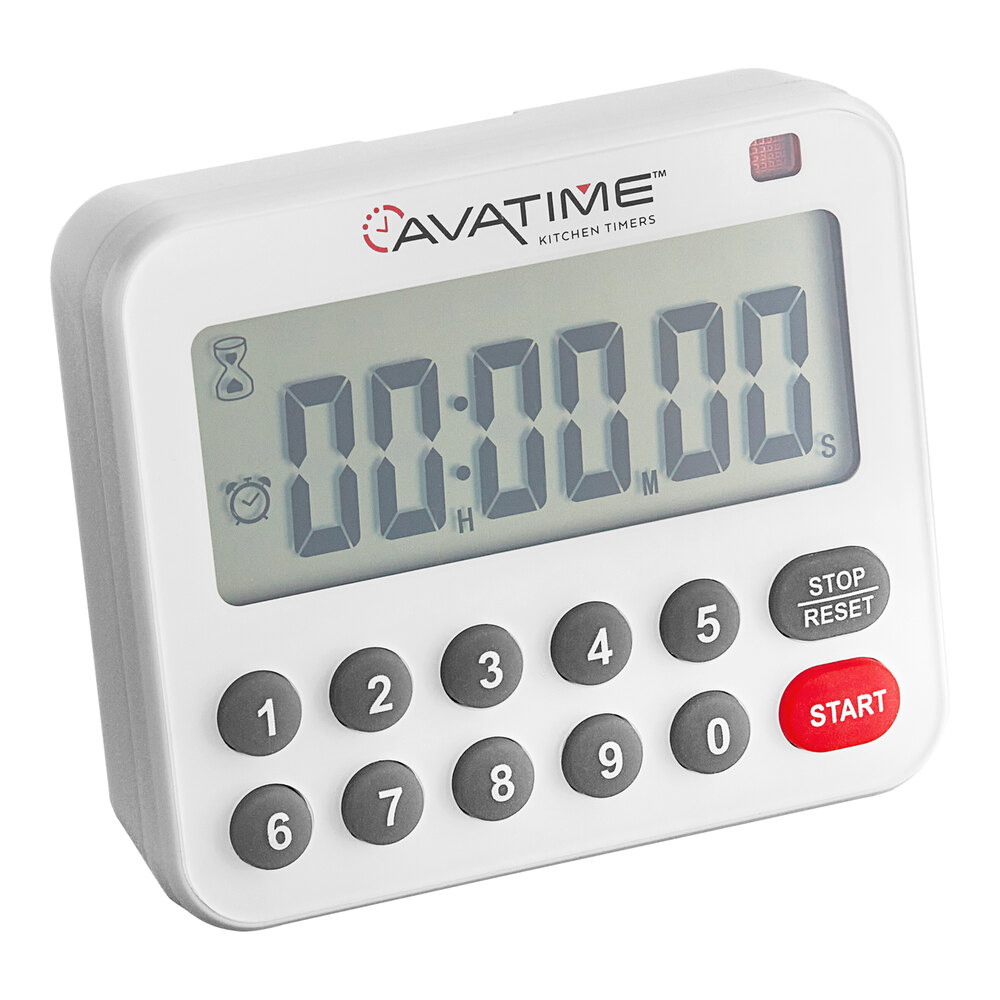 AvaTime Digital 99 Hour Quick Set Kitchen Timer