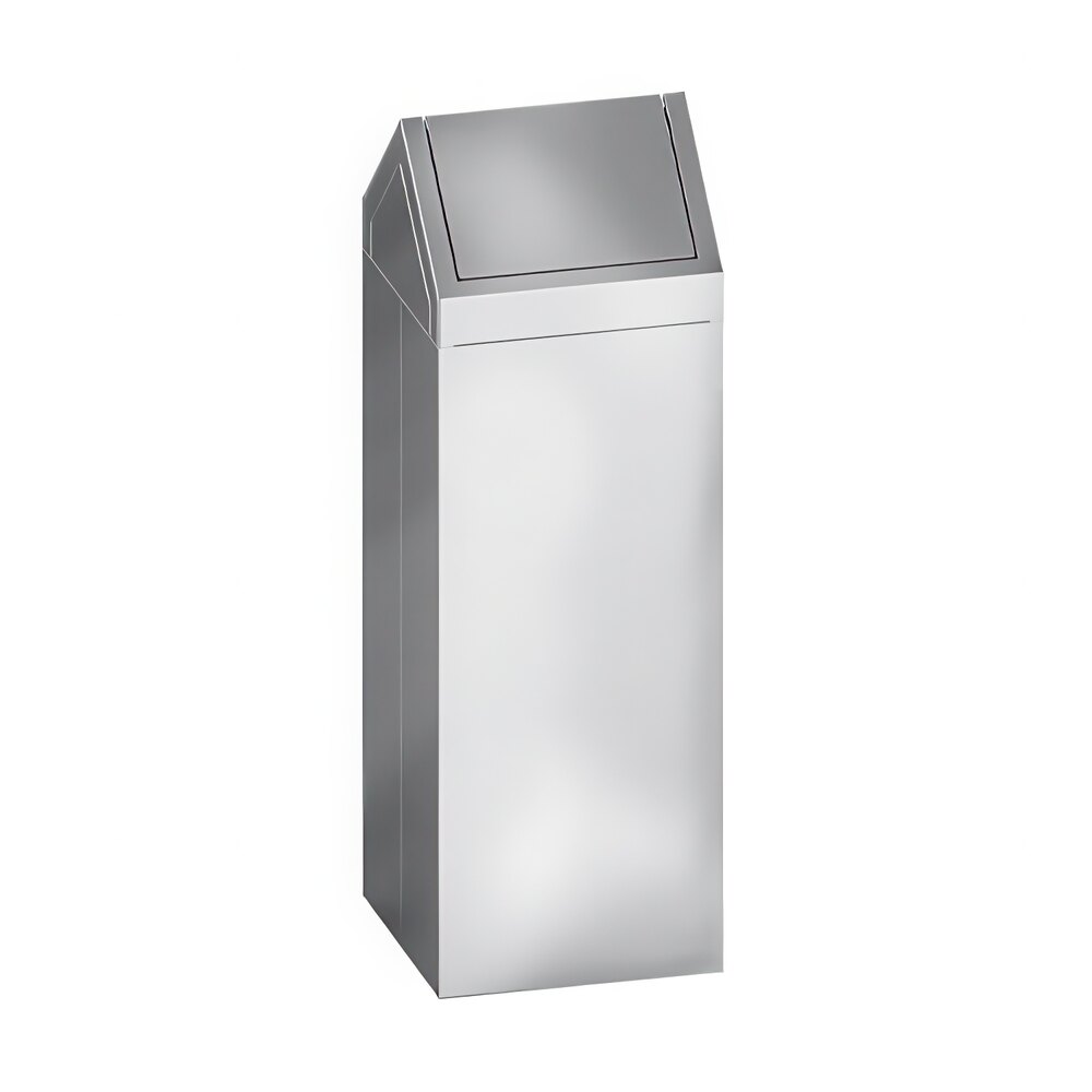 American Specialties, Inc. 10-0834-T 14 Gallon Stainless Steel Trash ...