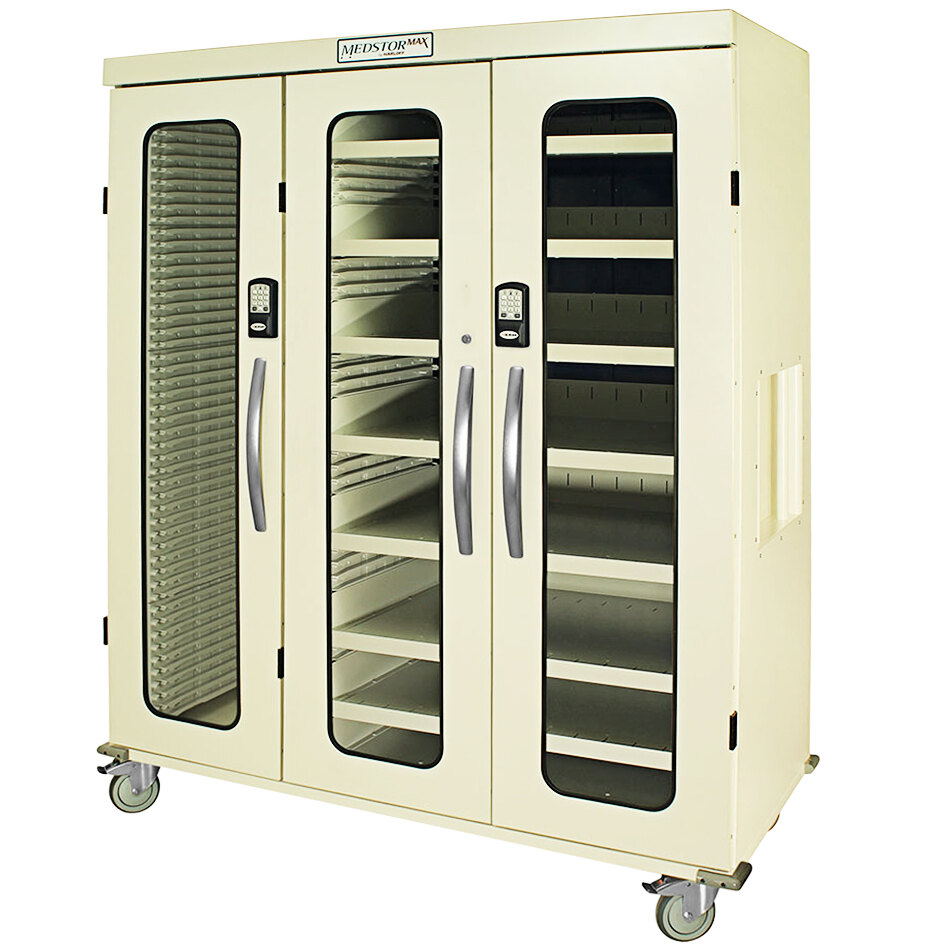 Harloff 60" x 28" x 81" 3-Column Medical Storage Cabinet with ...