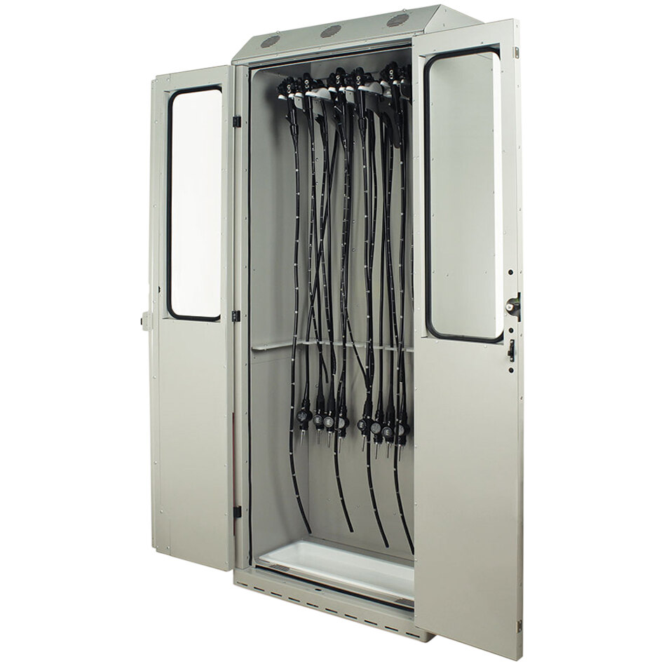 Harloff SureDry SC8036DRDP-14 Steel 14-Scope Drying Cabinet with Key Lock