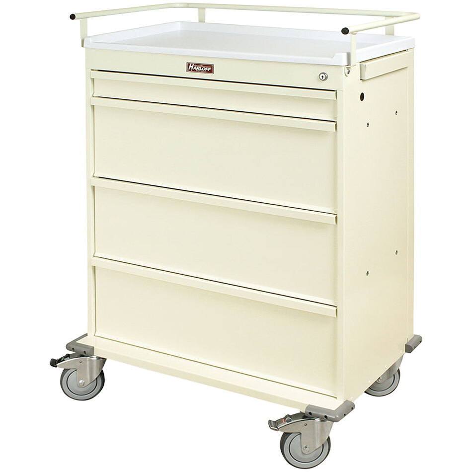 Harloff 600-Card Punch Card Medication Cart with Key Lock VLT480PC