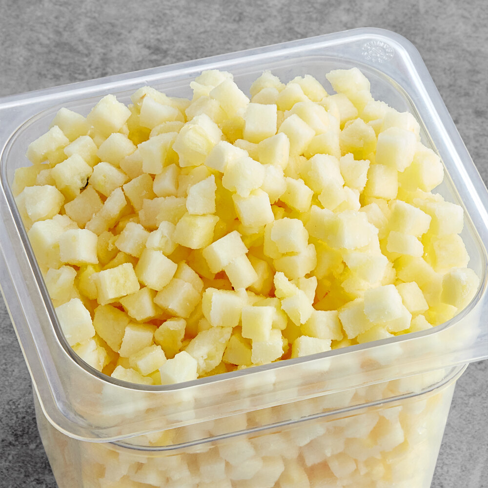 IQF Organic Diced Pineapple 30 lb.