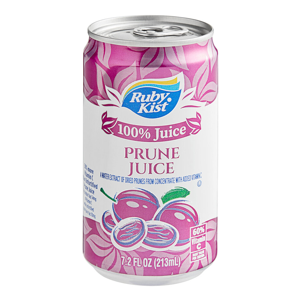 Ruby Kist Prune Juice 7.2 fl. oz. Can - 24/Case