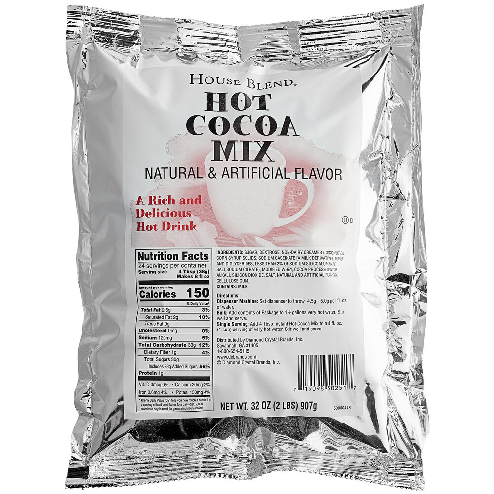 2 lb. Hot Chocolate Mix - 12/Case | WebstaurantStore