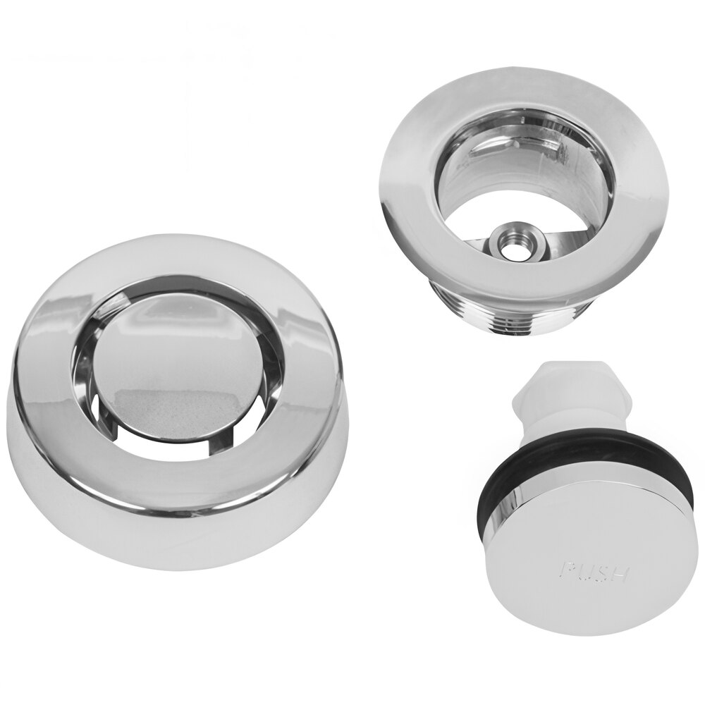 Dearborn by Oatey Dblue K97CP Trim Kit with Chrome Touch Toe Stopper