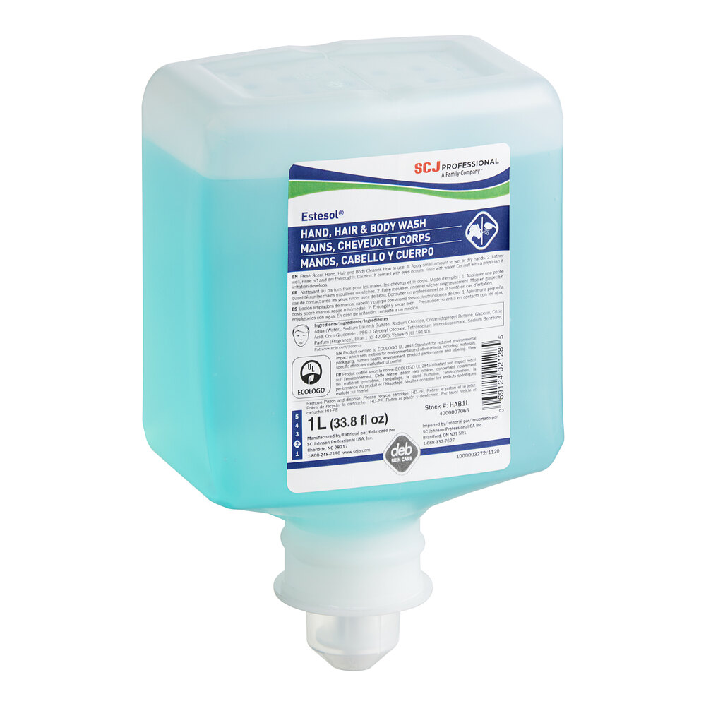 SC Johnson Professional® Estesol HAB1L 1 Liter Hand, Hair, and Body ...