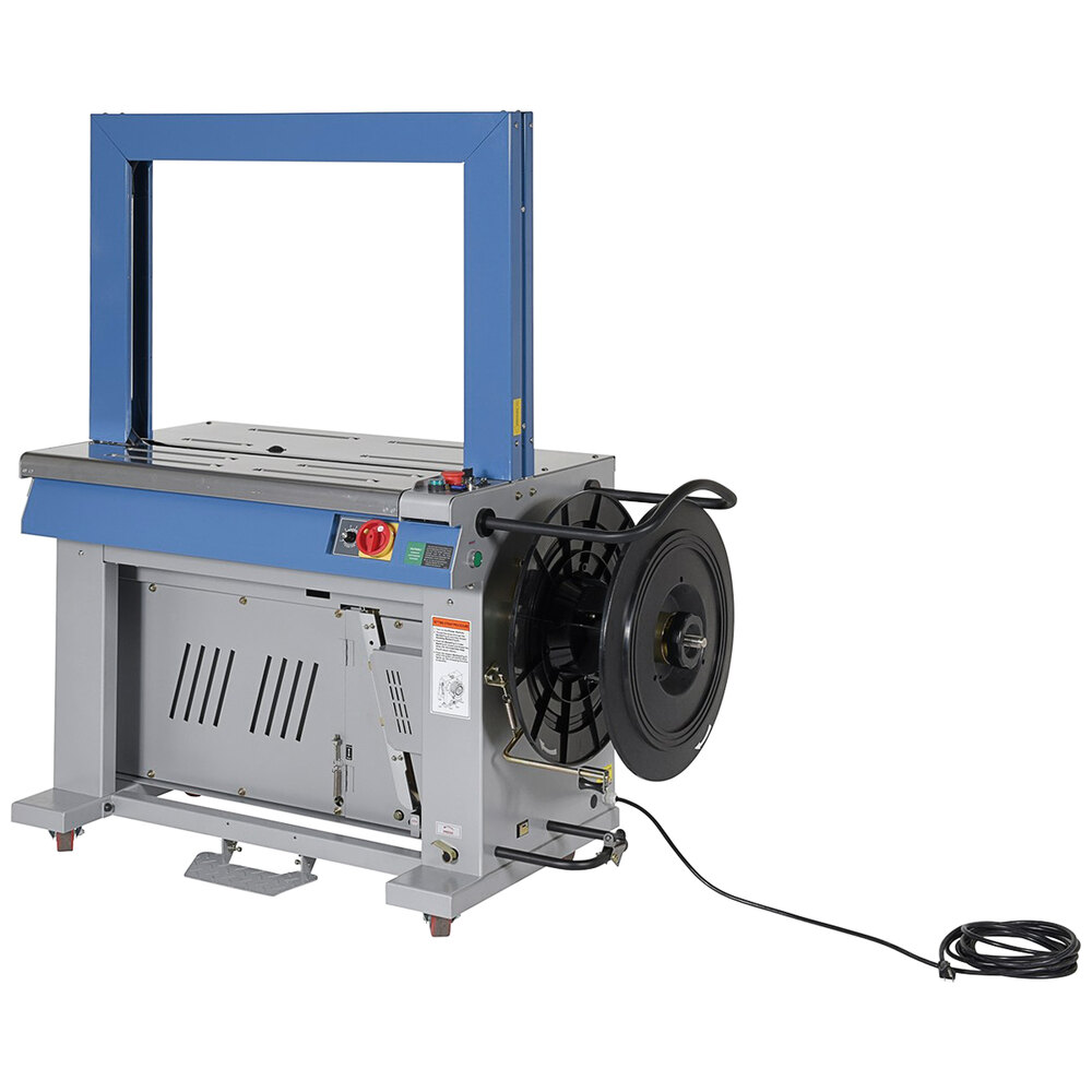 Vestil ASM-3123 High Speed Automatic Gray Steel Strapping Machine - 115V