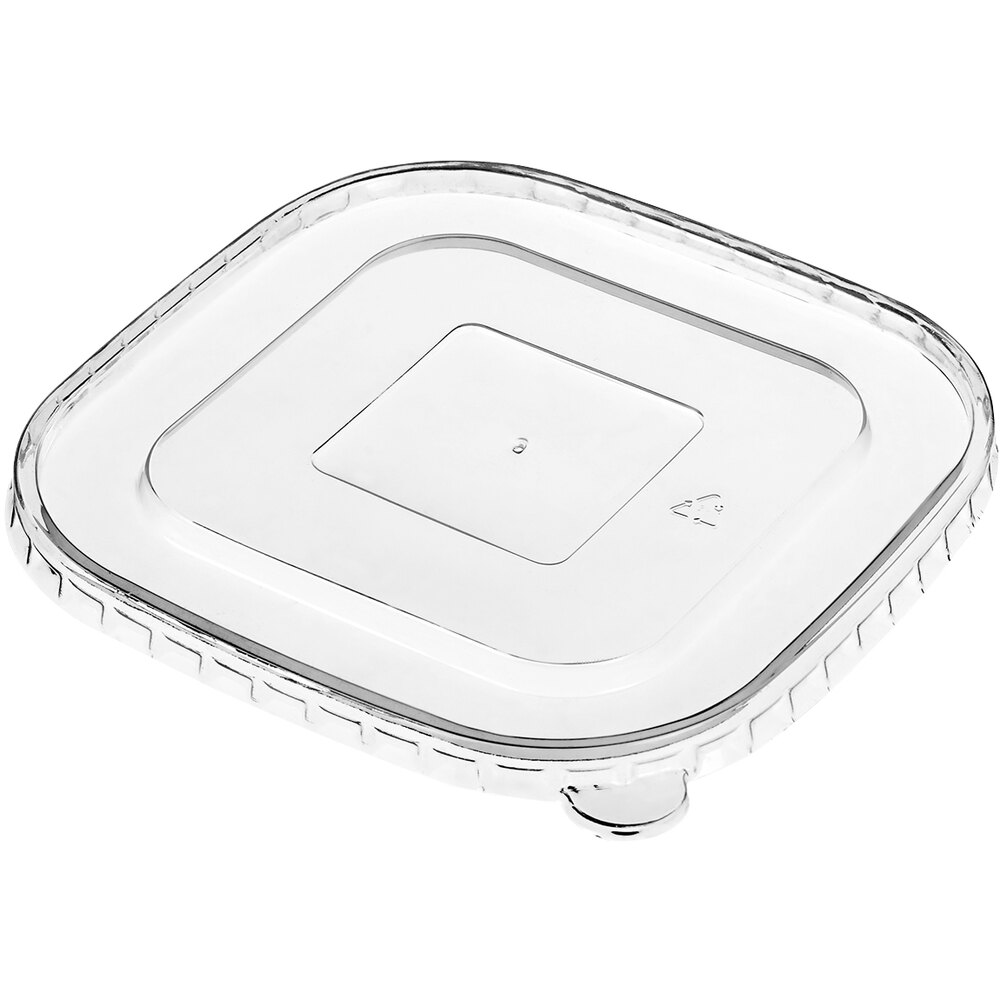 Solia Polypropylene Lid for Lingot Square Bamboo Fiber Container - 300/Case