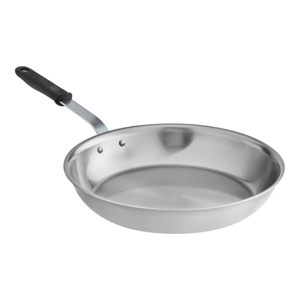Vollrath Tribute 14" Tri-Ply Stainless Steel Fry Pan with Black ...