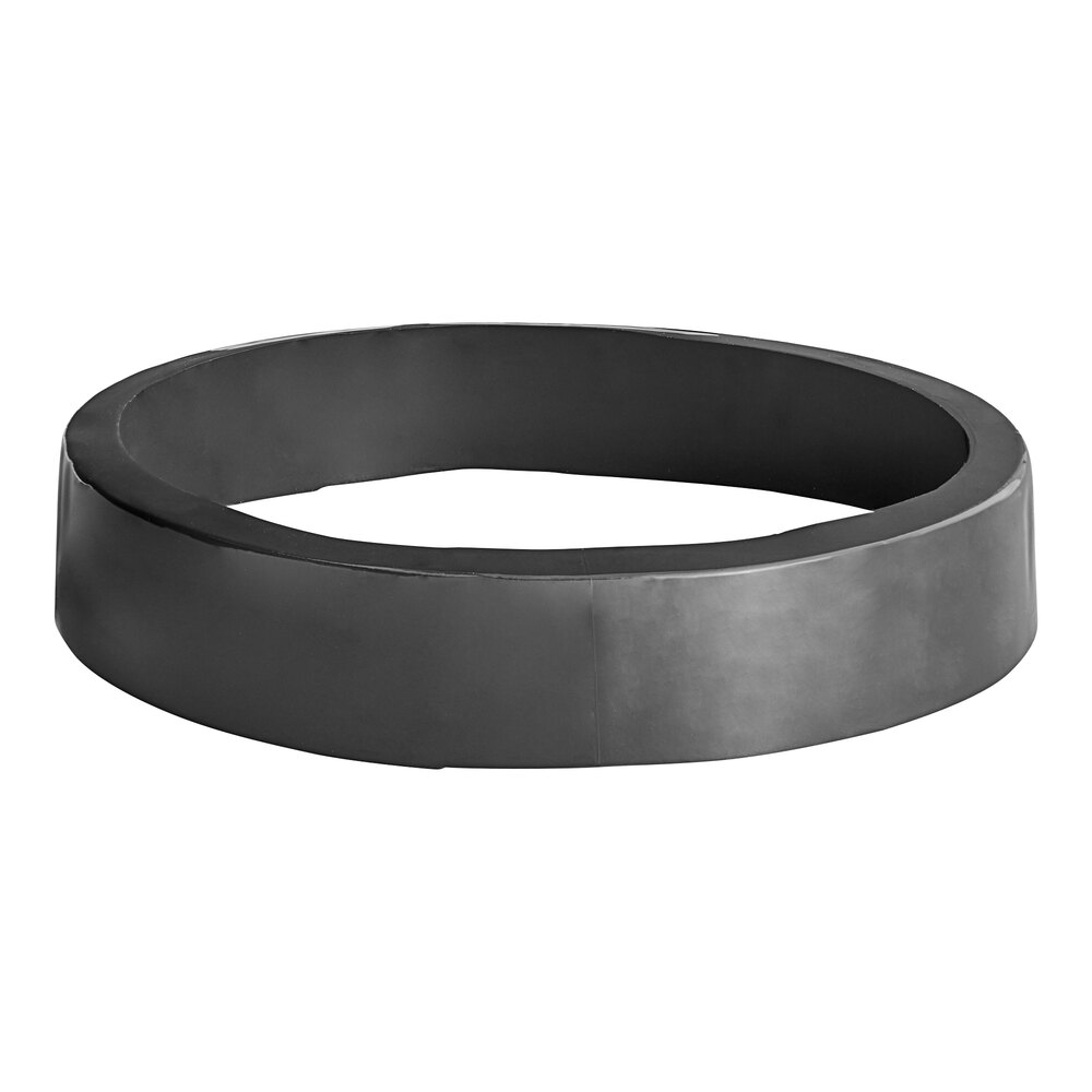 192 mm x 25 mm Black Non-Perforated Shrink Band - 5,000/Bag