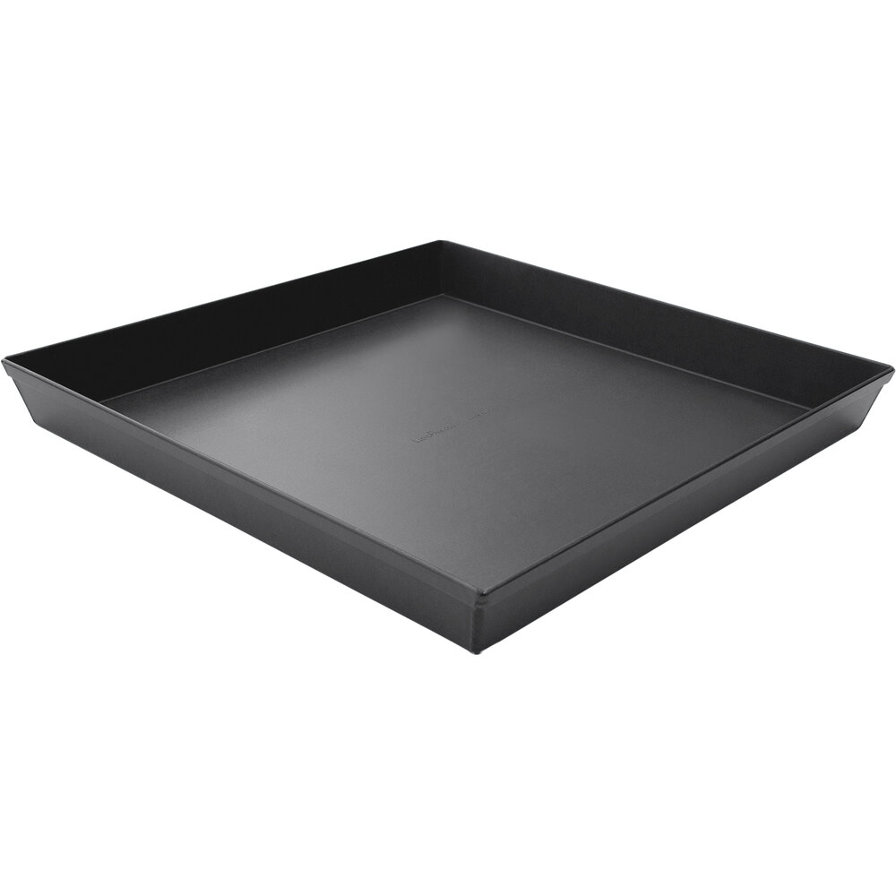 LloydPans 14" x 14" x 1 1/2" Hard Coat Anodized Aluminum Sicilian-Style ...