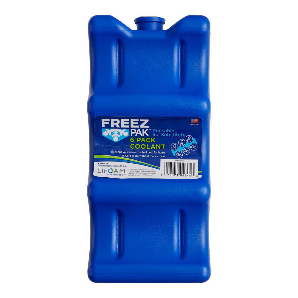 Lifoam Freez Pak 6-Can Reusable Ice Pack with Hard Shell LF4944