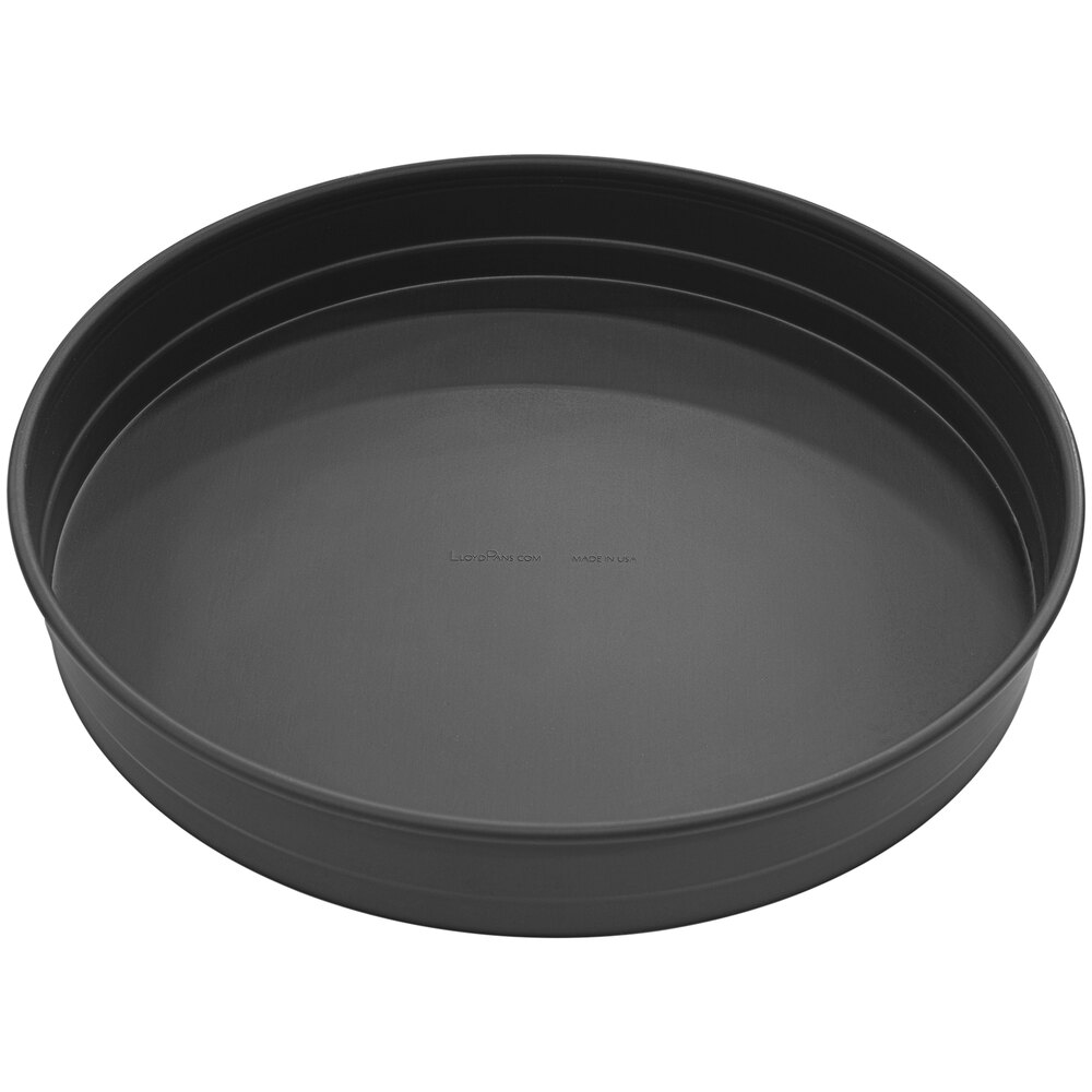 LloydPans 14" x 2 1/4" Heavy Weight Aluminum Straight Sided Stackable ...