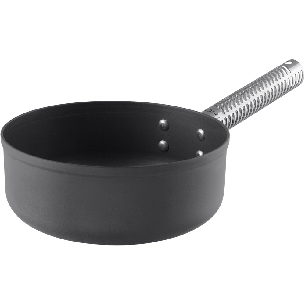 LloydPans 2 Qt. Hard Anodized Aluminum Sauce Pan with Dura-Kote Finish ...
