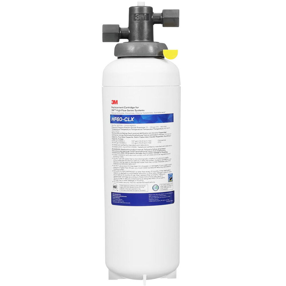 3M Water Filtration Products 5626004 High Flow Series HF160-CLX Water ...