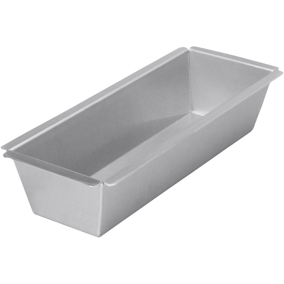 LloydPans 6 1/2" x 3 5/8" x 2" Aluminum Bread Loaf Pan with Silver-Kote ...