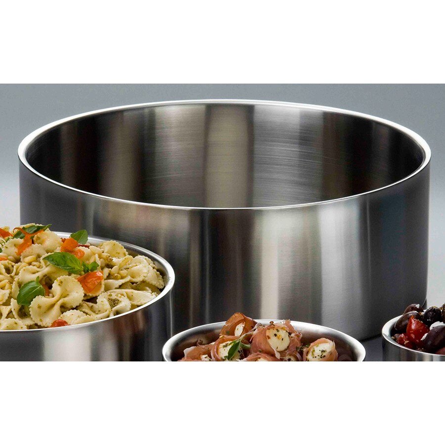 American Metalcraft DWB14 14" x 5" Insulated Stainless Steel Double ...