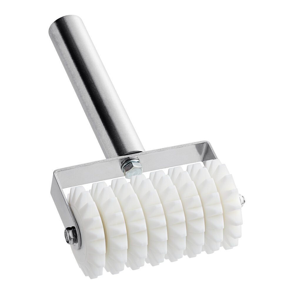 Choice 4 1/4" Wide Dough Docker with Pointed Wheels and Stainless Steel ...