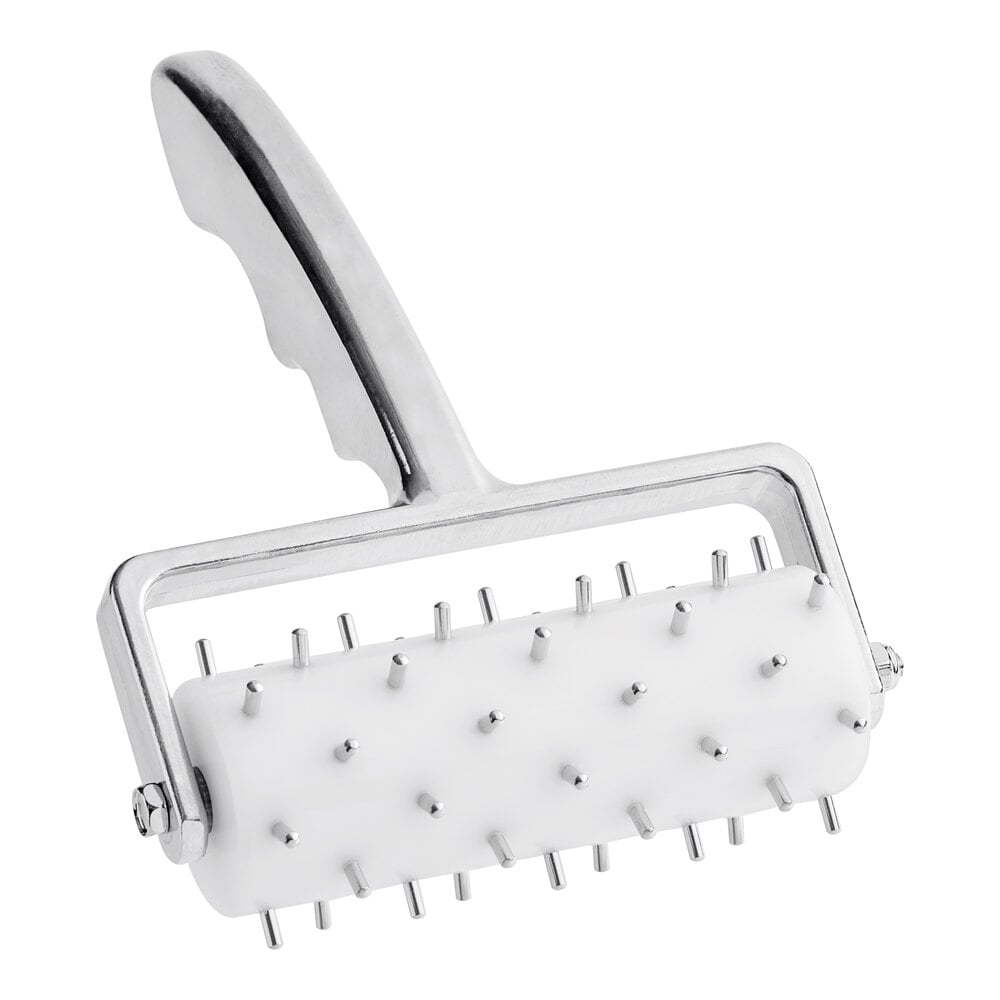 Choice 5 3/4" Wide Dough Docker with Cast Aluminum Handle - 3/8 ...