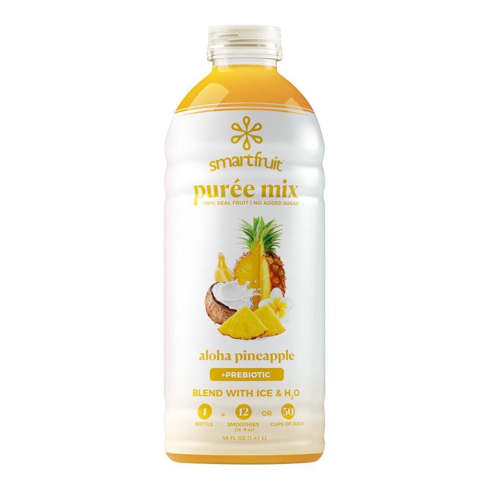 Smartfruit Pineapple Puree (48 oz.)