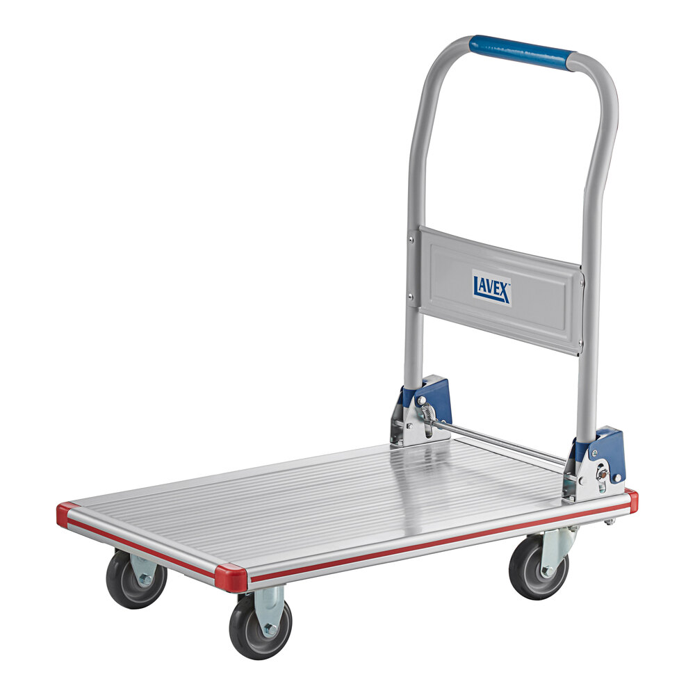 Lavex 19" x 29" Aluminum Platform Truck - 440 lb. Capacity