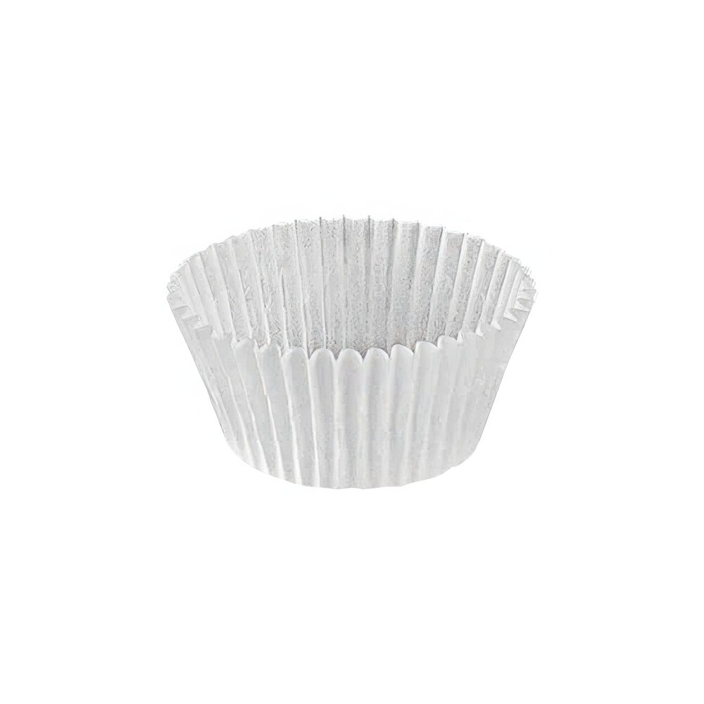 Novacart White Fluted Baking Cup 1 1/2" x 1" - 30,000/Case