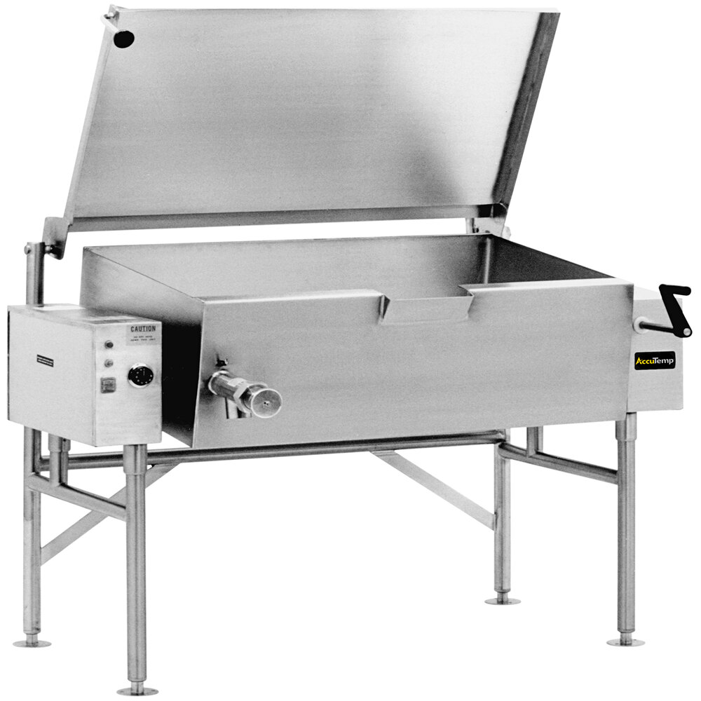 AccuTemp ALTES-30 Edge Series 30 Gallon Electric Tilt Skillet - 240V, 1 ...