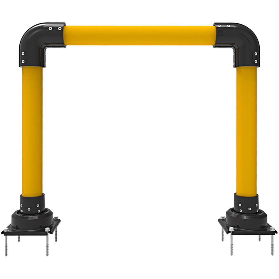 Impact Recovery Systems SlowStop IronFlex 4" x 36" x 36" Yellow Steel ...