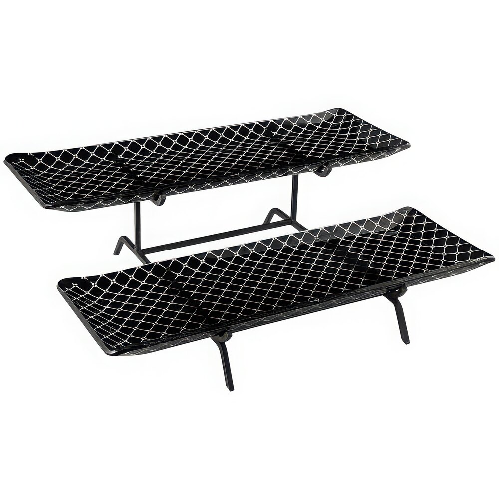 Rosseto Kalderon Zenit 2 Level Display Stand with 22 1/2" Rectangular ...