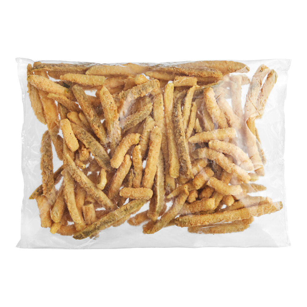 Harvest Creations Dipt'n Dusted Pickle Fries 2 lb. - 5/Case