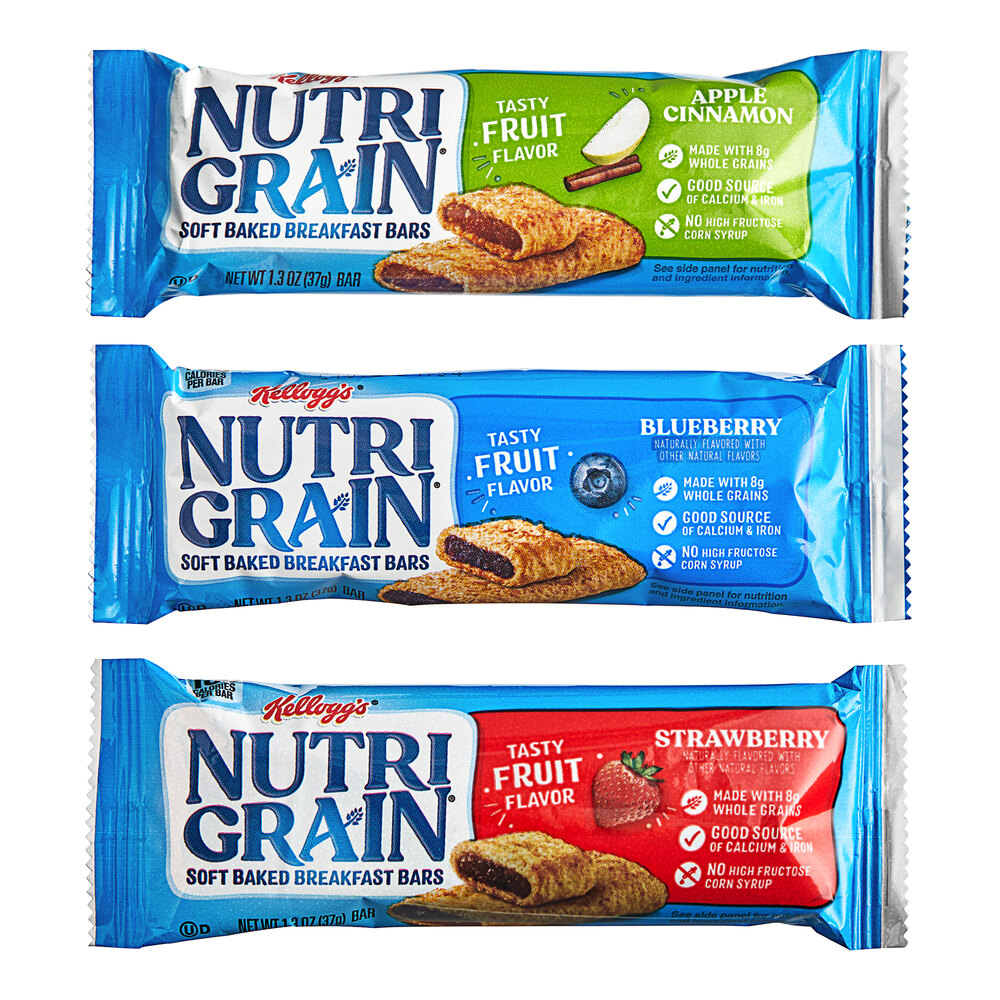 Nutri-Grain Cereal Bar Variety Pack 1.3 oz. - 48/Case