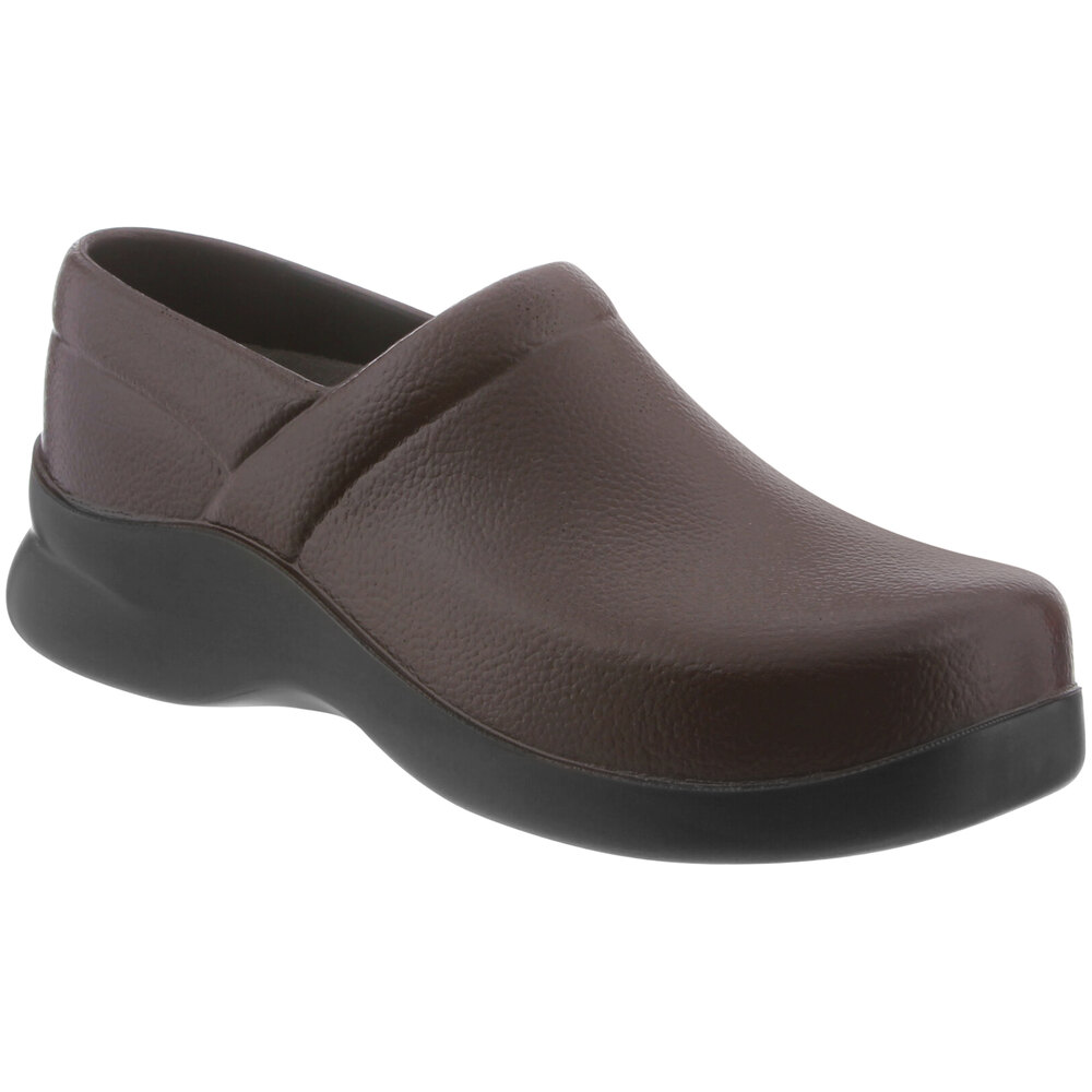 Klogs Boca Women's Size 7 Wide Width Mahogany Soft Toe Non-Slip Clog