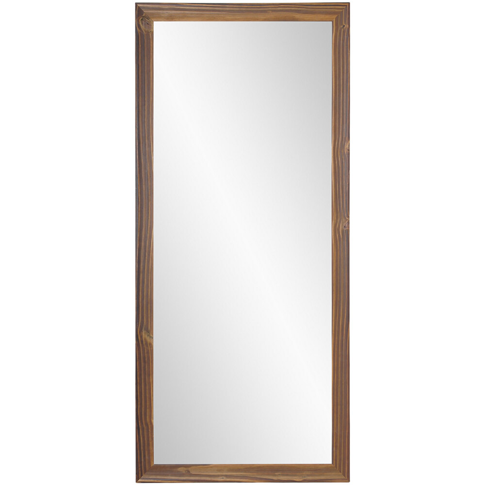 BrandtWorks 32" x 71" Natural Wood Tone Mirror