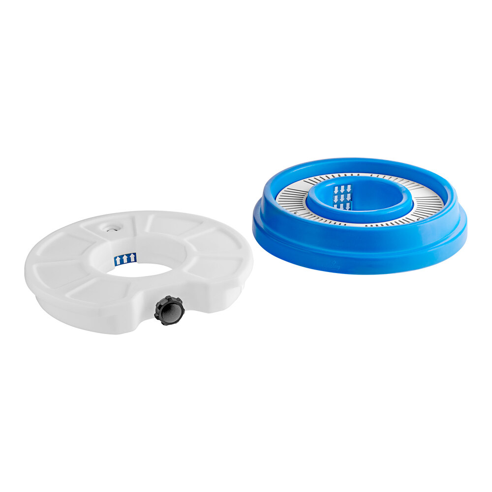 PourAway Blue Lid and 2.5 Gallon Liquid Waste Disposal Tank for 32 ...